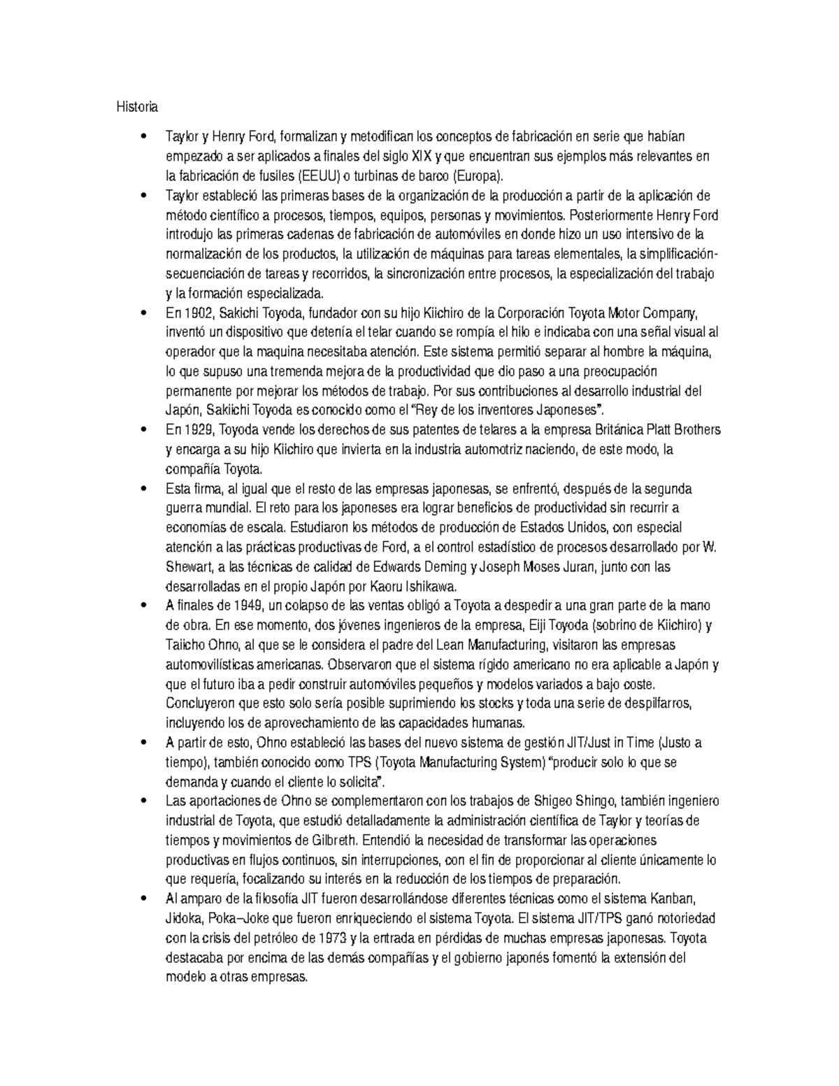 Calidad que es y como se clasifica - Historia Taylor y Henry Ford ...
