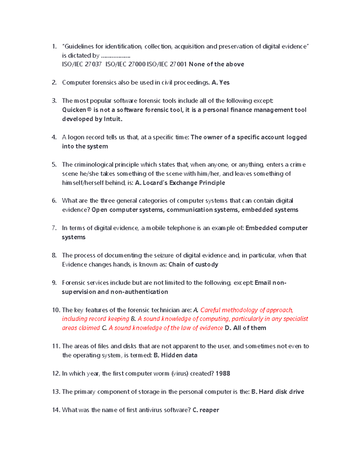 Guidelines for identification - .................. ISO/IEC 27037 ISO ...