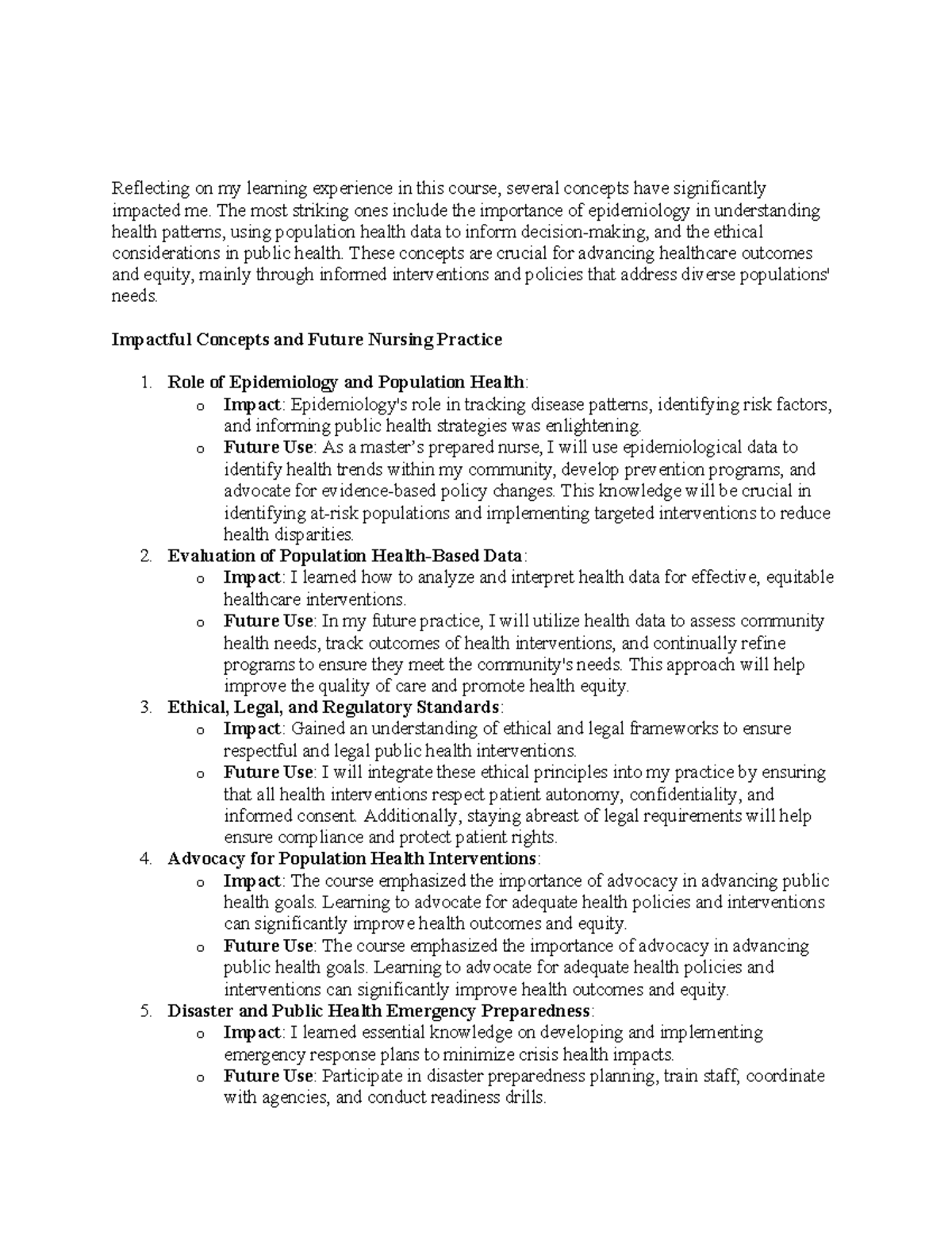 Week 8 Collab Cafe - NR586NP - Reflecting on my learning experience in ...