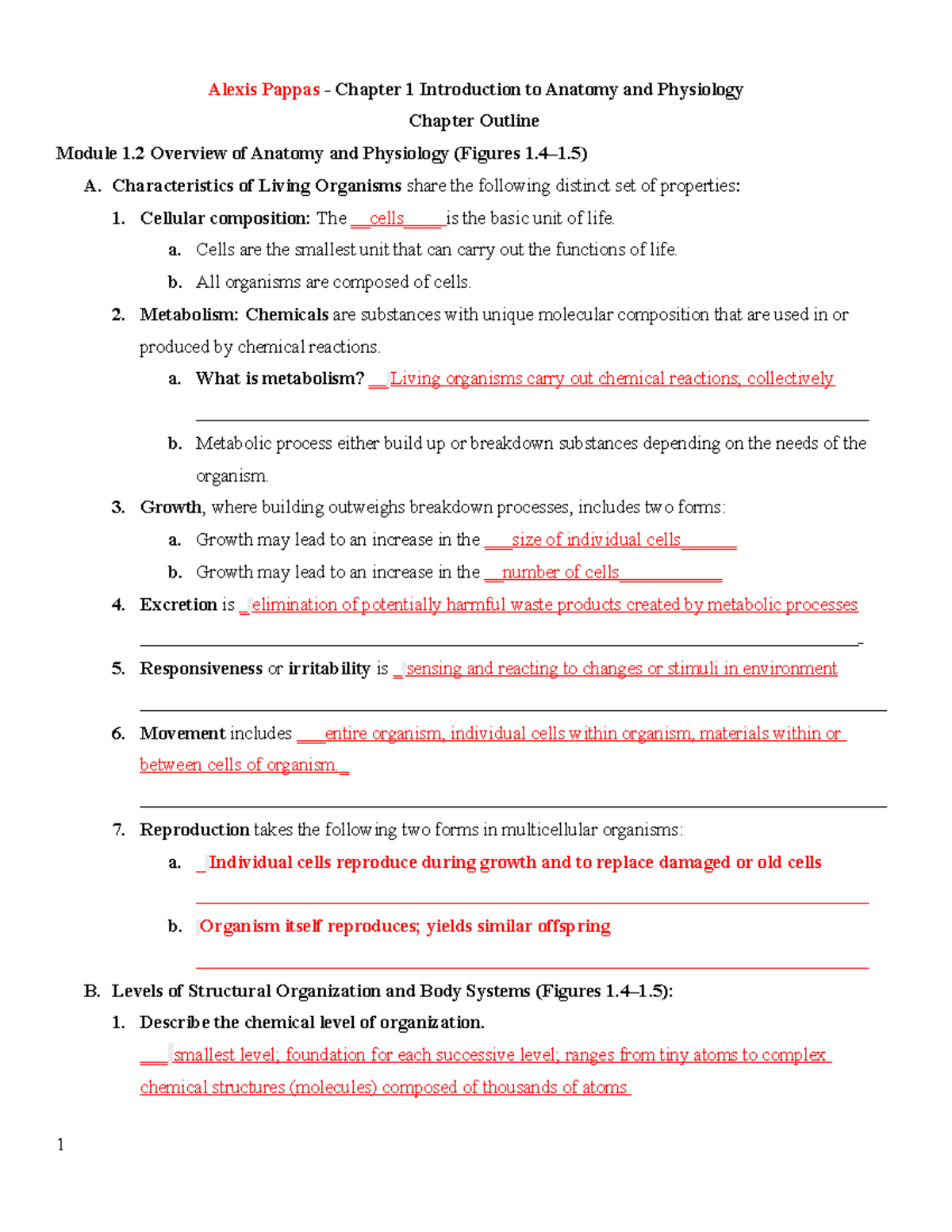 Unit 1 Chapters 1 2 and 5 notes - Alexis Pappas - Chapter 1 ...