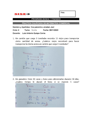 Ejercicios interés simple - Interés simple: principal constante y tasa ...