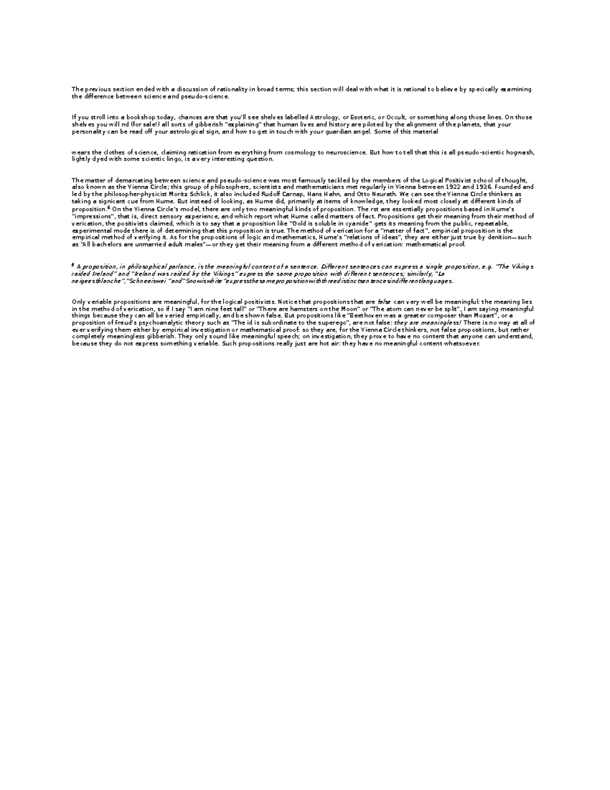 Module 5 - The previous section ended with a discussion of rationality ...