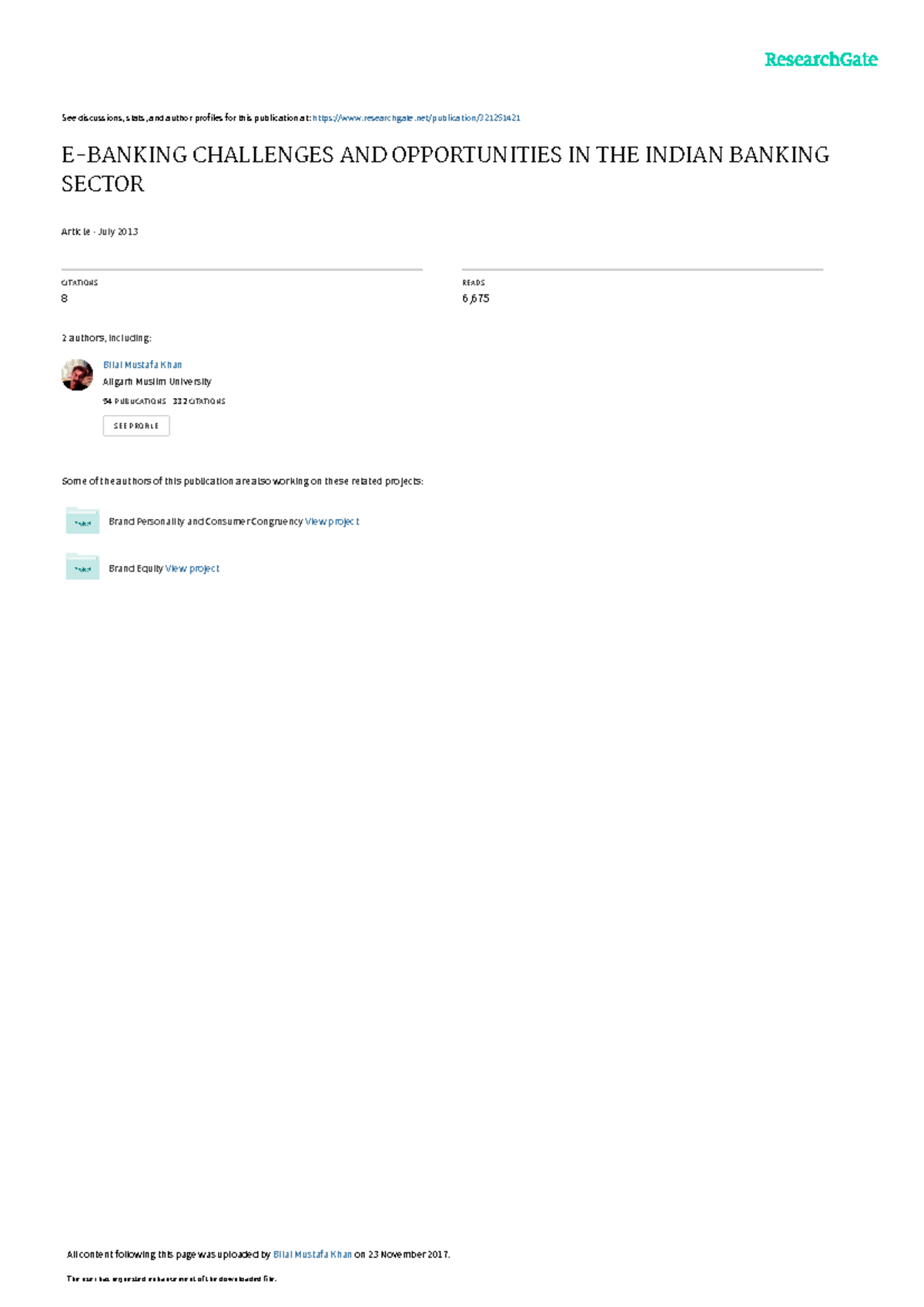 Article BANK - ####### See discussions, stats, and author profiles for this publication at ...