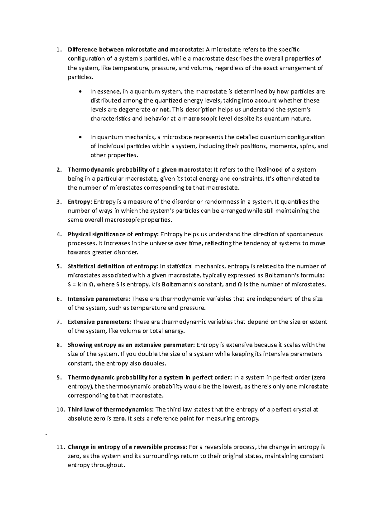 statistical physics - Difference between microstate and macrostate: A ...