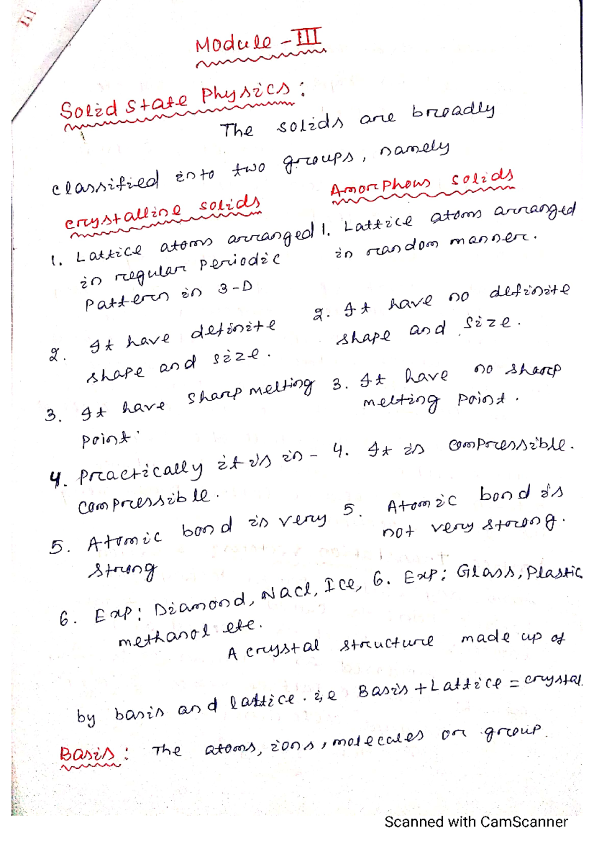 Solid State Physics - Physics / Chemistry - Studocu