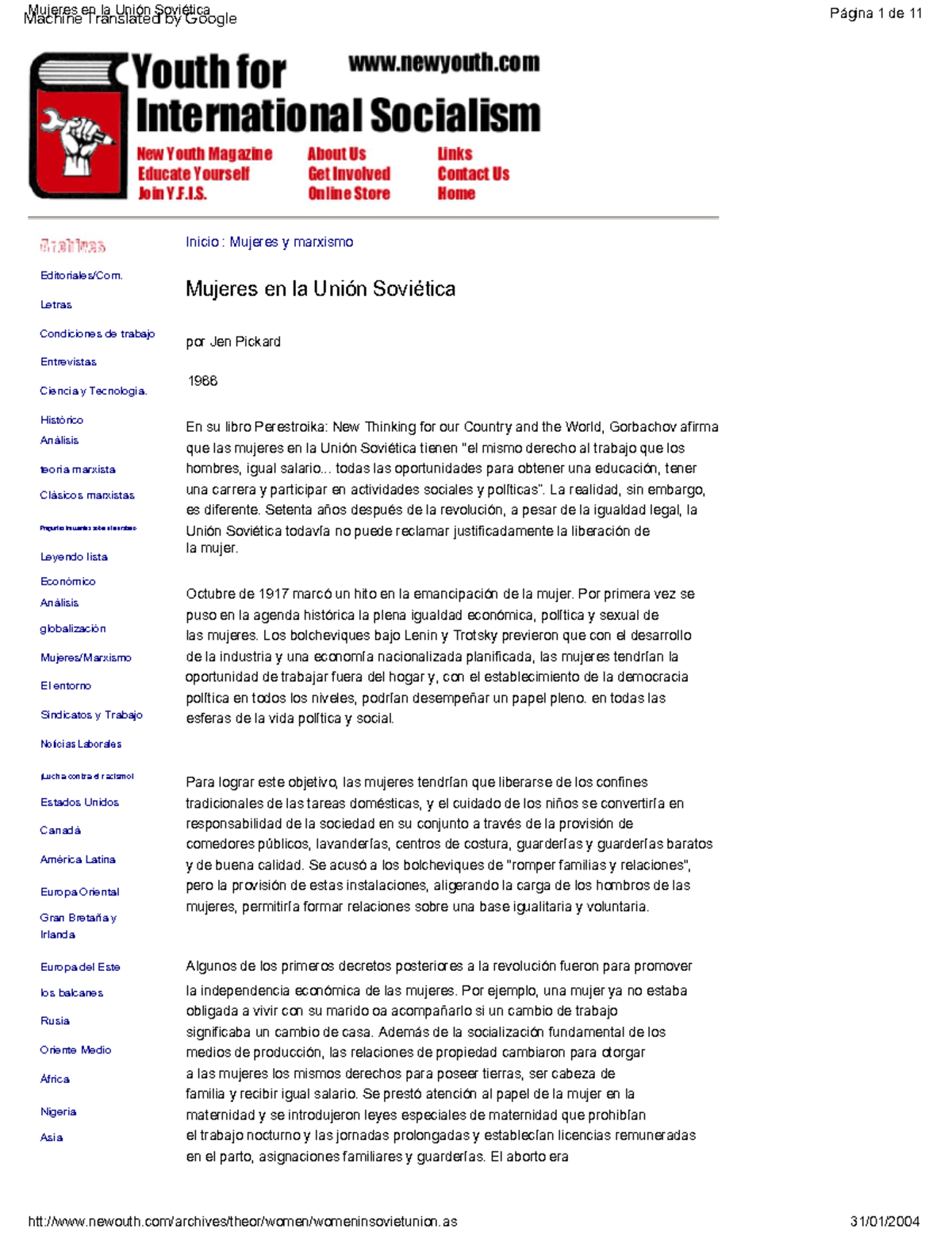 Women In The Soviet Union - por Jen Pickard Algunos de los primeros ...