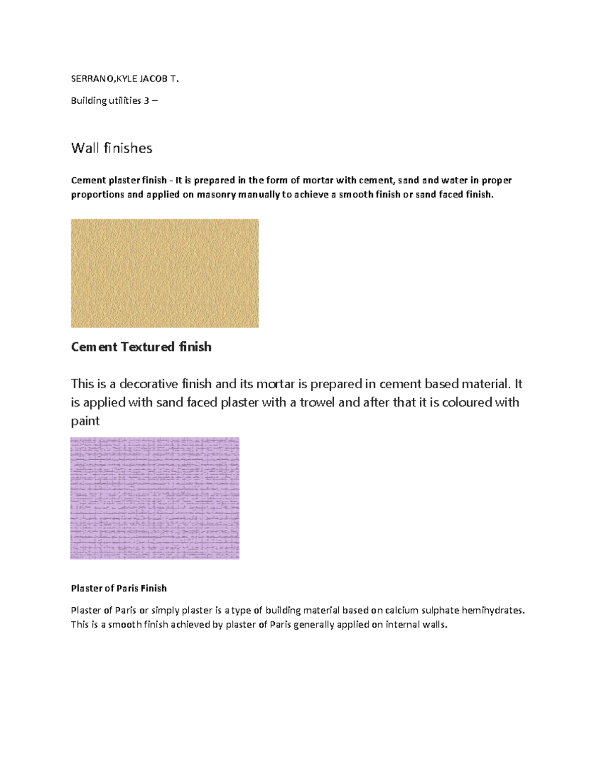 Serrano - none - SERRANO,KYLE JACOB T. Building utilities 3 – Wall ...