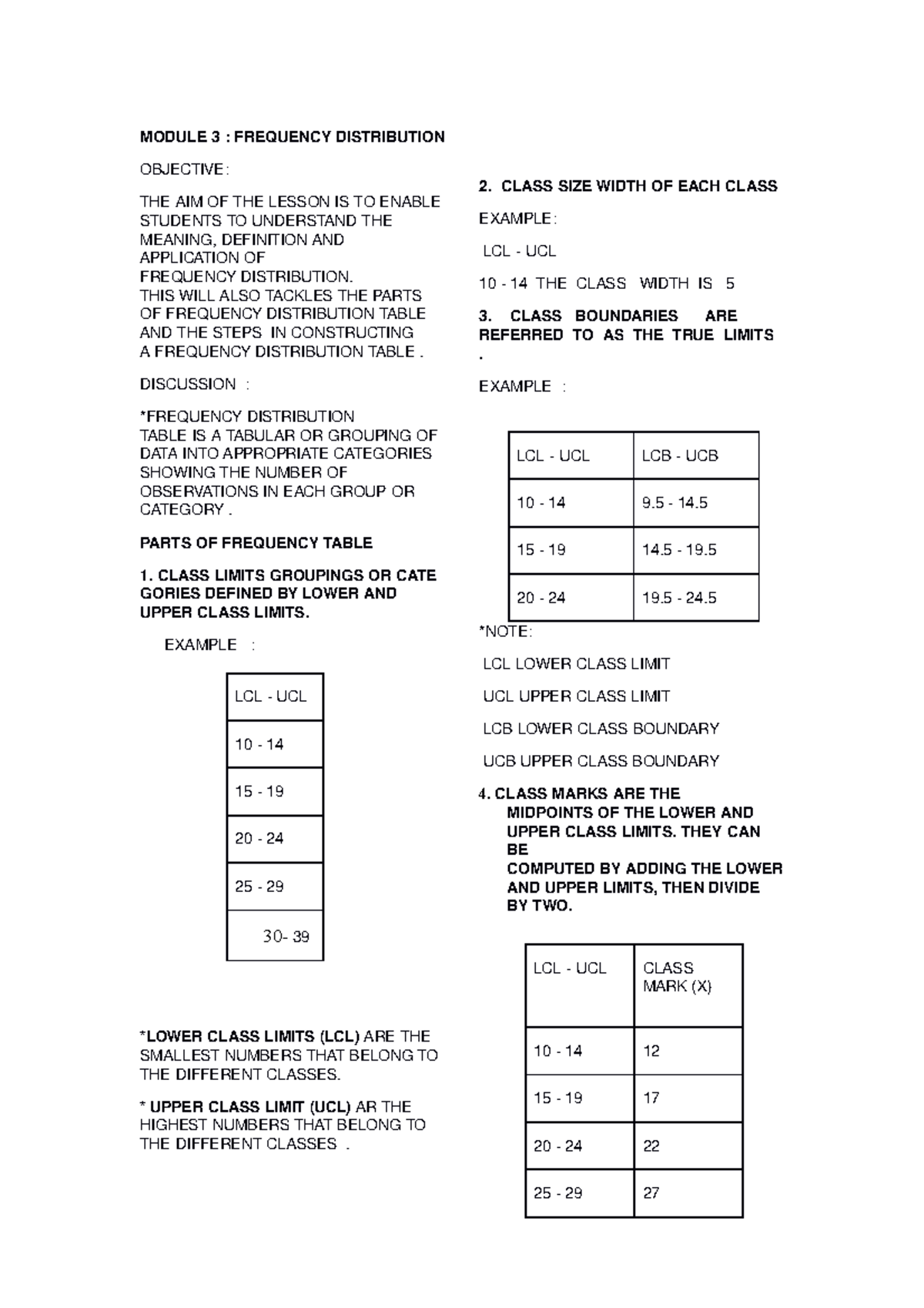 Module 3 - Statistics - UBian - Studocu