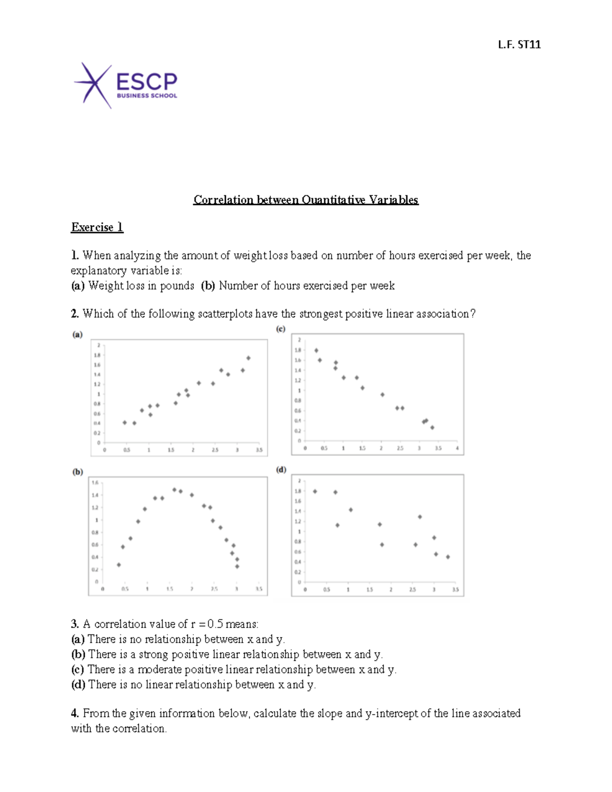 Homework Extra Chap (2) - Correlation between Quantitative Variables ...