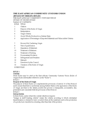 EACTreaty - EAC TREATY - TREATY ESTABLISHING THE EAST AFRICAN COMMUNITY ...