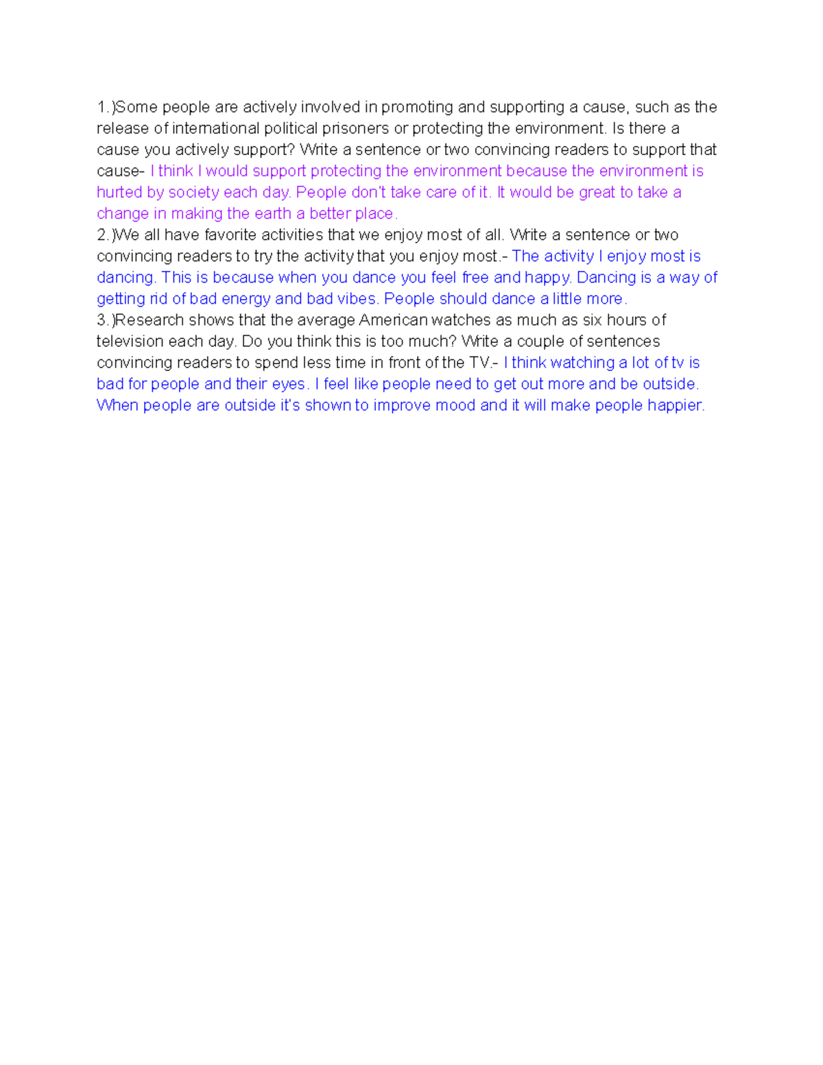 Sentence fix - 1.)Some people are actively involved in promoting and ...