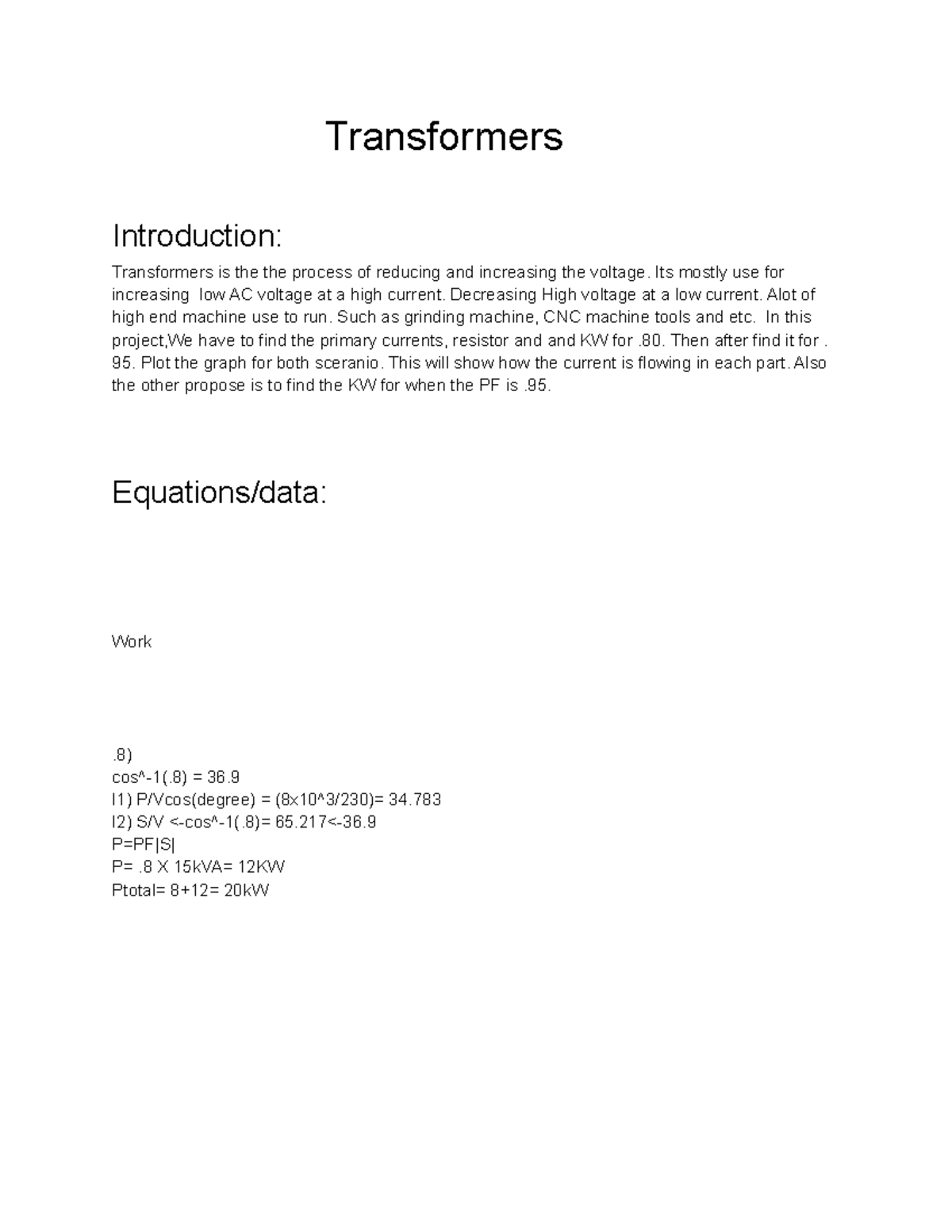 Tranformers - Transformers - Transformers Introduction: Transformers is ...