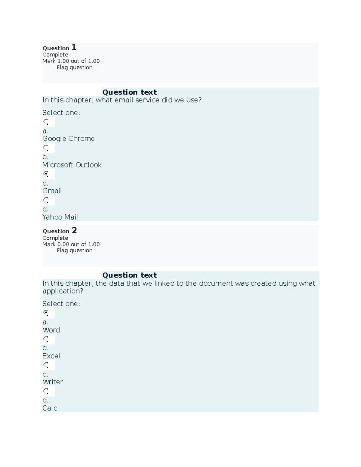 Q1 Long Quiz 2 - GRADE 11 - Question Complete 1 Mark 1 out of 1 ...