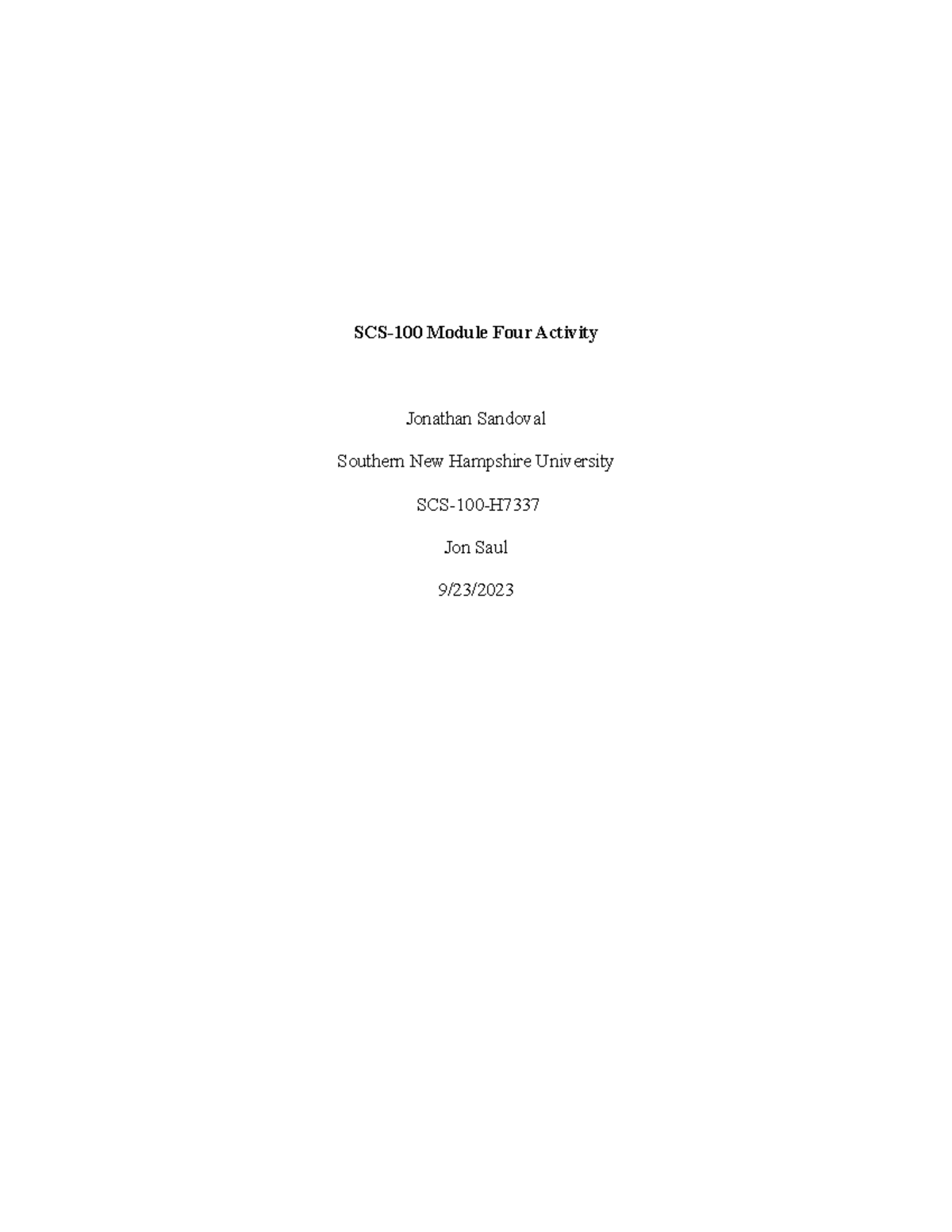 SCS 100 Module 4 2 Jonathan Sandoval - SCS-100 Module Four Activity ...