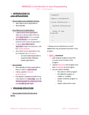 Module 5 Repetition Structure Summary - MODULE 5: REPETITION STRUCTURE SUMMARY MODULE 5 ...