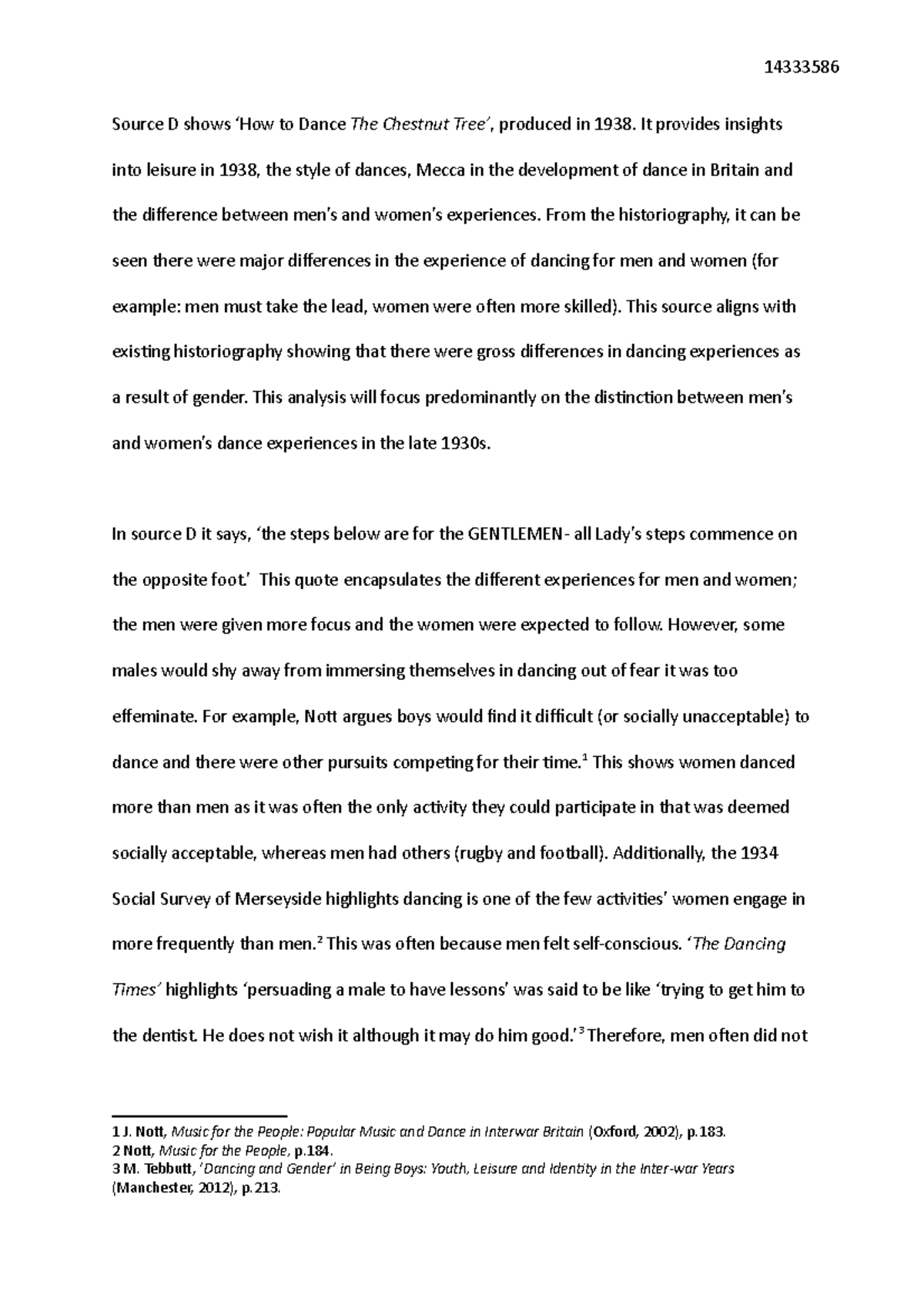 Gobbet Essay: 1930's source analysis - Source D shows ‘How to Dance The ...