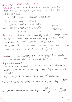 Math331 (7) PS - Practice questions for metric spaces - Problem Section ...