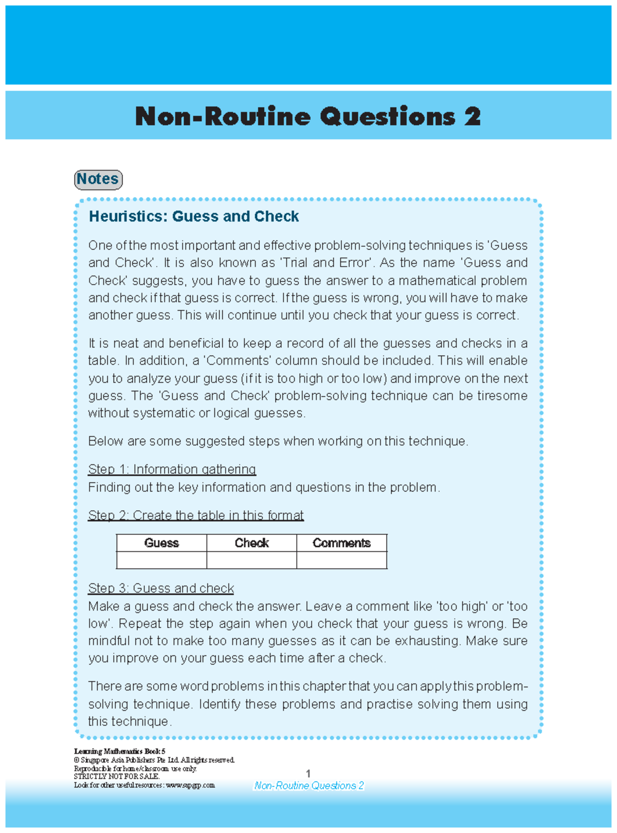 Non-Routine-Questions-2 1 - 1 Non-Routine Questions 2 Learning ...