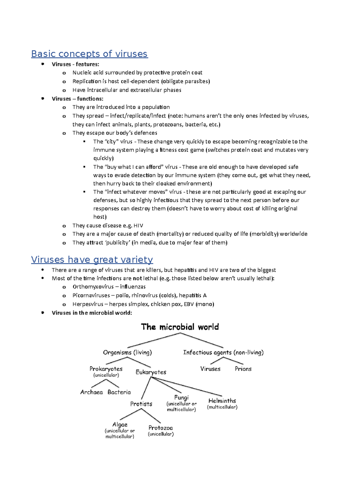 Viruses taxonomy, structure and replication - Basic concepts of viruses ...
