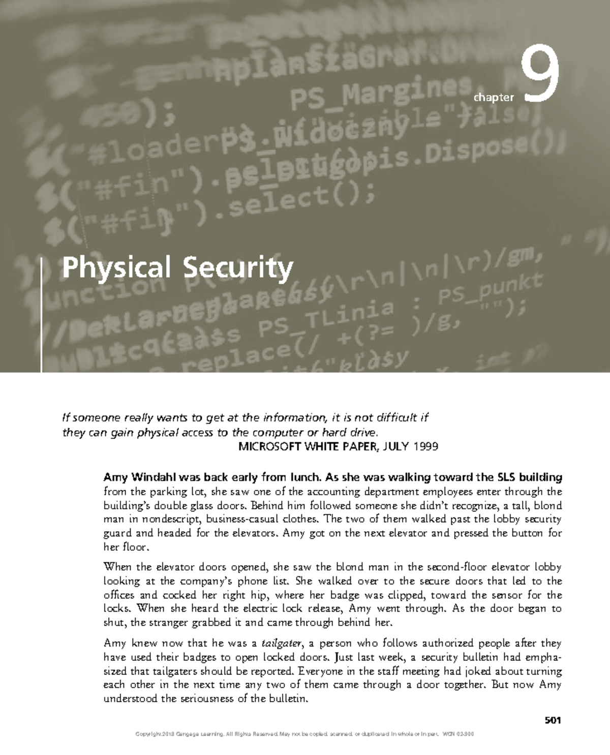 Principles Of ISe 9 - File sách ATTTKT chương 9 - chapter 9 Physical ...
