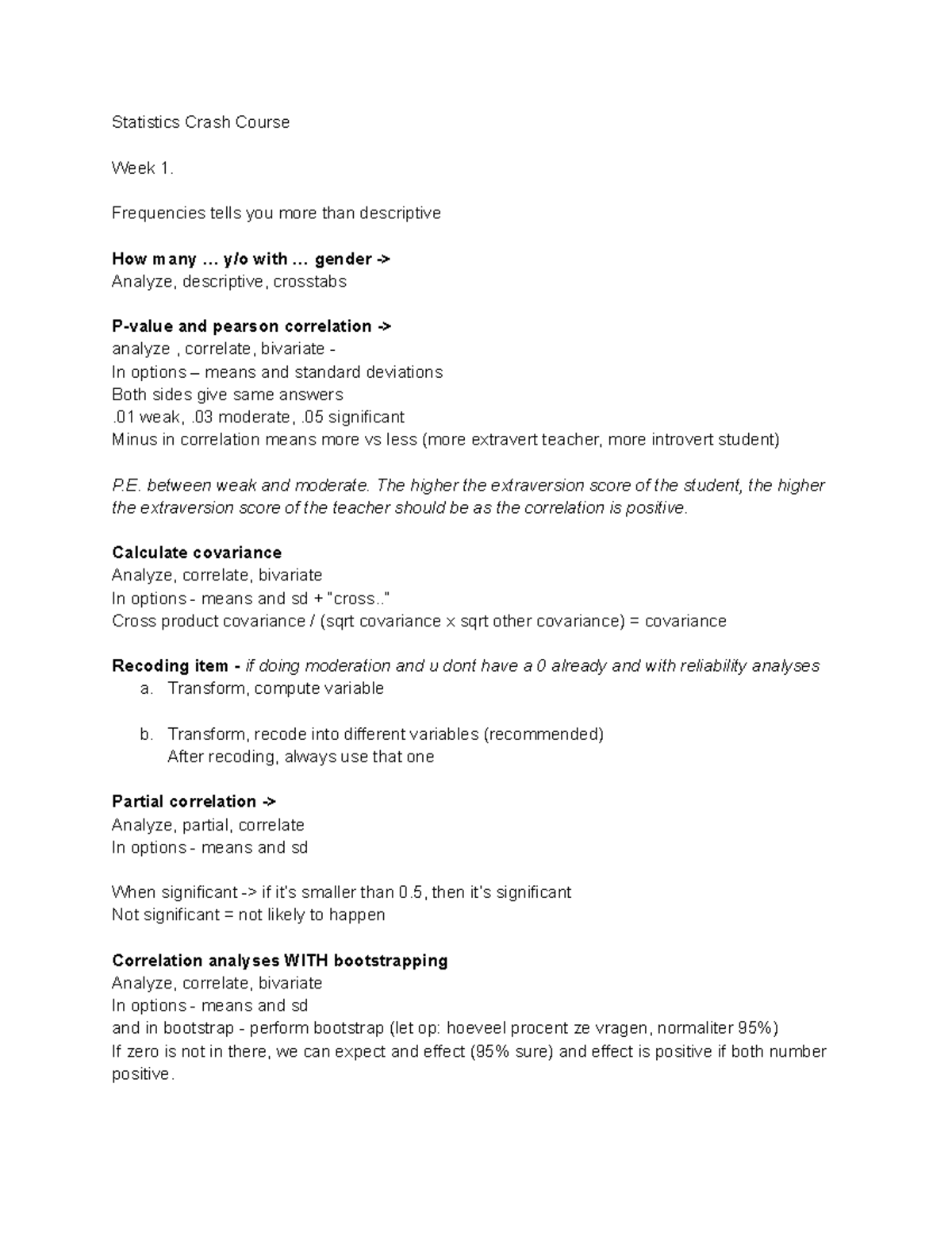 Statistics crash course w 1,2,3 - Statistics Crash Course Week 1 ...