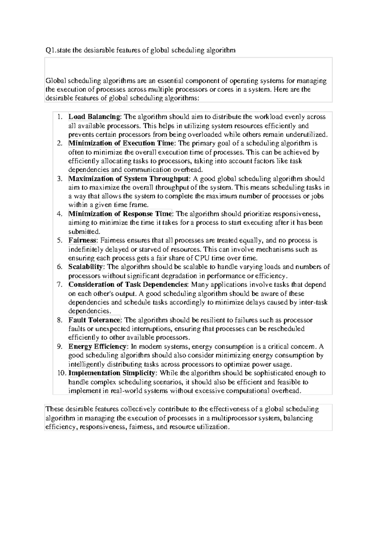 DC IA2 - sfg fgg fhgxh - Q1 the desiarable features of global ...