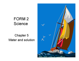 Thermochemistry Form 3 Chapter 5 - Science - Studocu