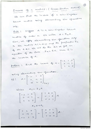 Normal form - The above consists of all about Mathematics-1. This ...