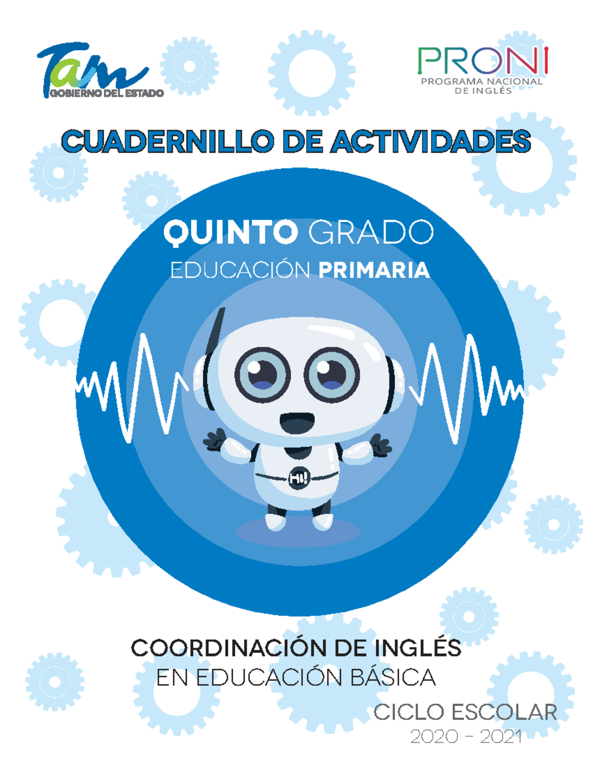 Proni 5 - ingles - EDUCACIÓN PRimaria QUINTO grado CUADERNILLO DE ACTIVIDADESCUADERNILLO DE ...
