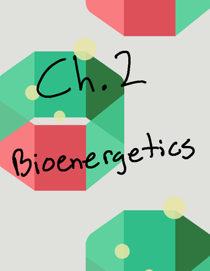 Chapter2Bioenergetics - Chapter 2 Bioenergetics PE 213 Worksheet What ...