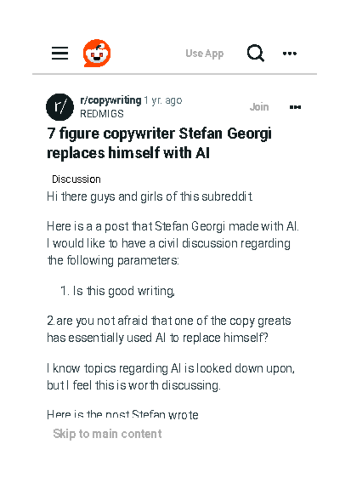 7 figure copywriter Stefan Georgi replaces himself with AI r ...