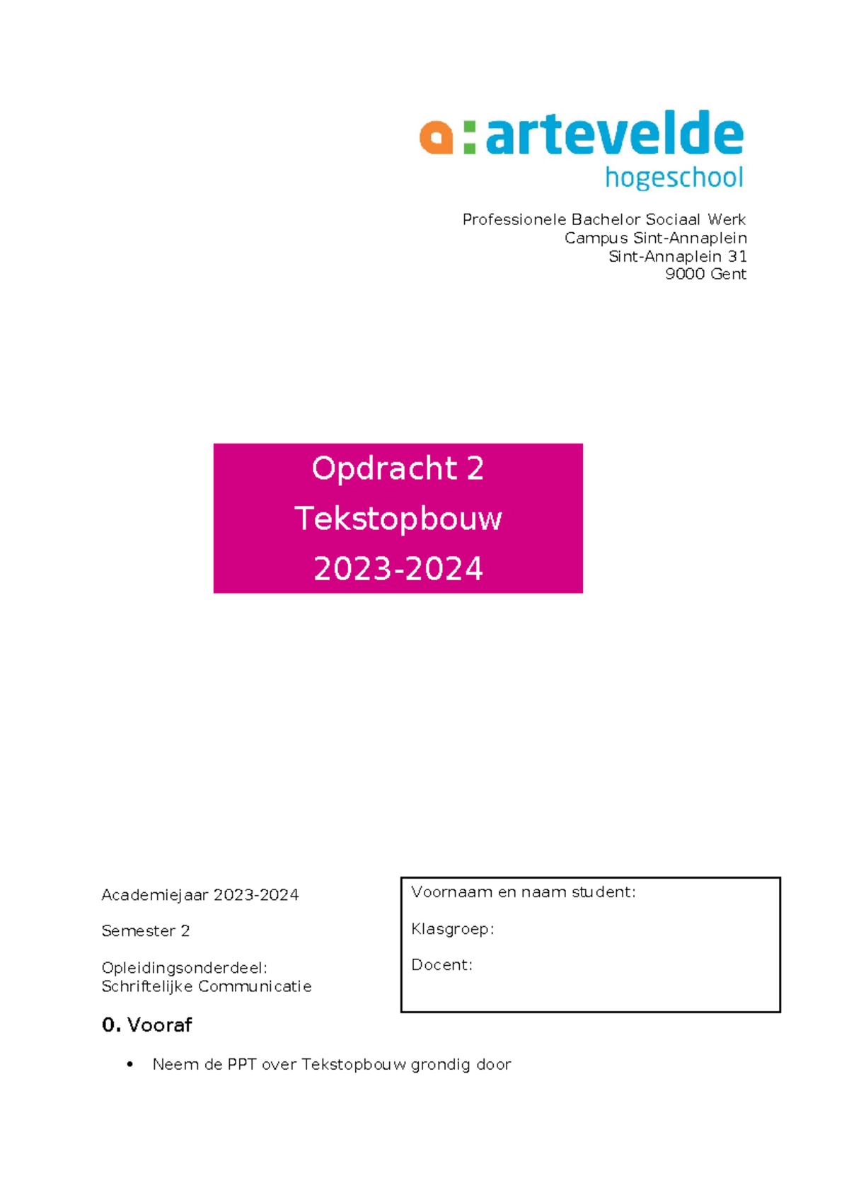 Sjabloon opdracht 2 (tekstopbouw) (Voornaam Naam-klasgroep)-1 ...