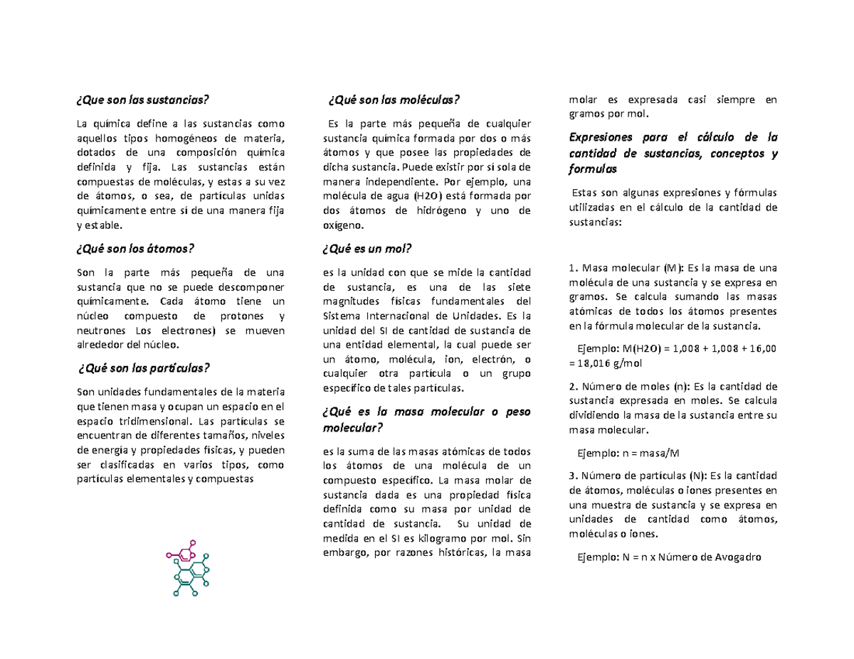 Val - waaa - ¿Que son las sustancias? La química define a las ...