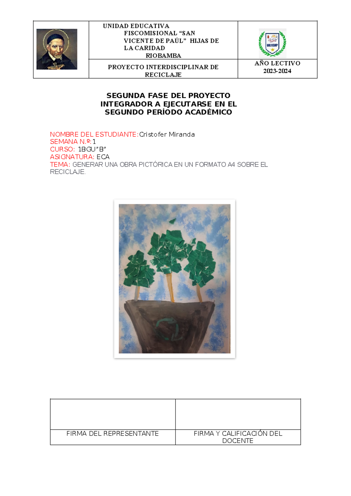 Proyecto de eca - Este es un proyecot de Eca en el que te podes vasar - FISCOMISIONAL “SAN ...