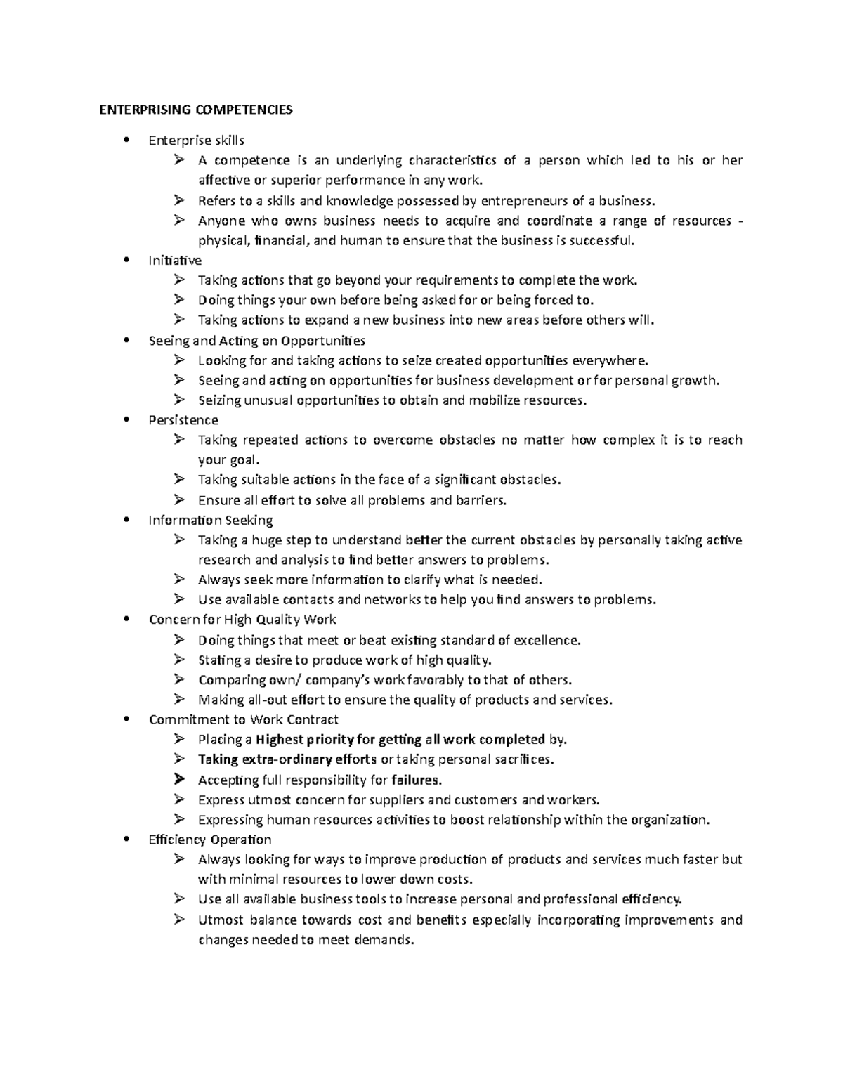 Entrepreneurial Behavior: Enterpreneurial Competencies and Enterprising ...