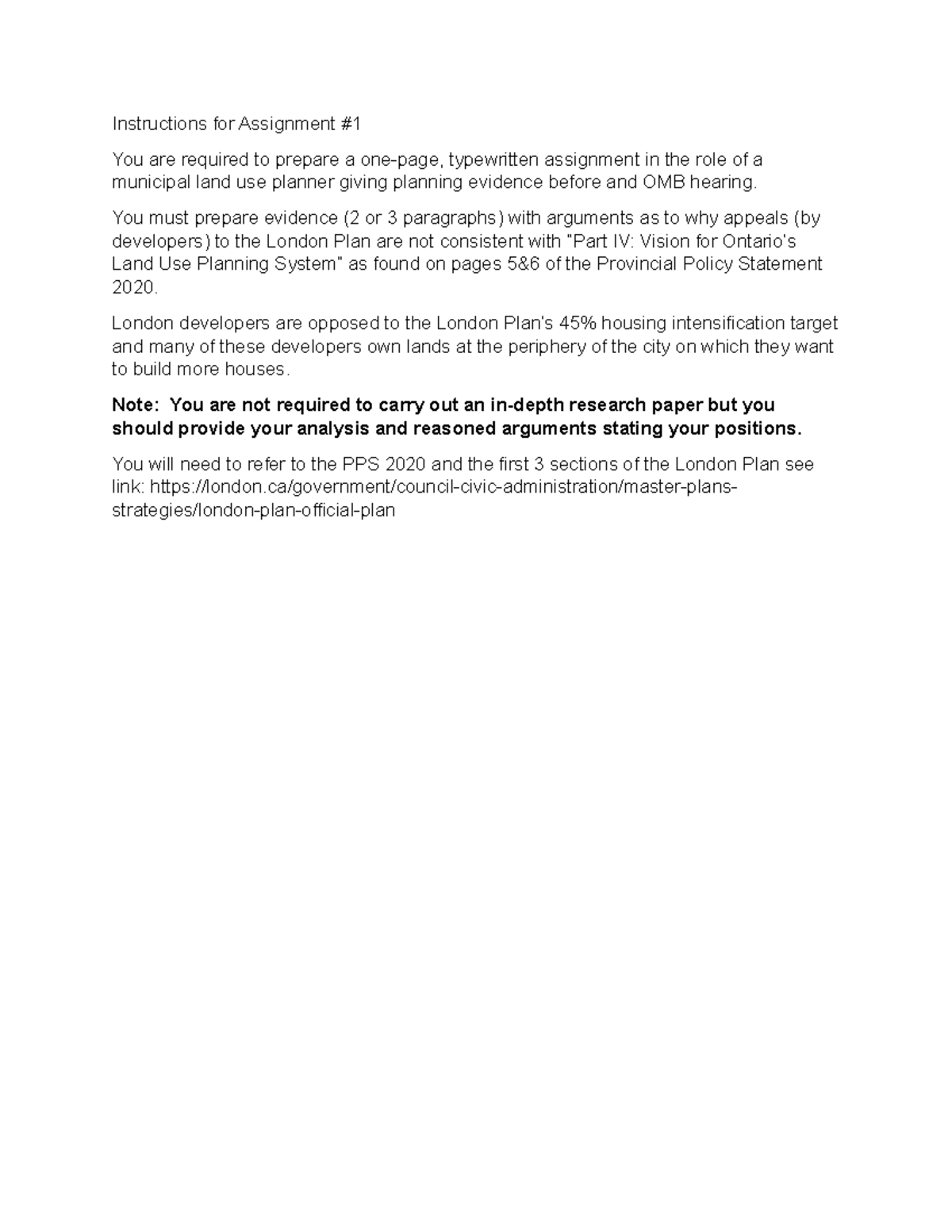 Instructions for Assignment 1 - You must prepare evidence (2 or 3 ...