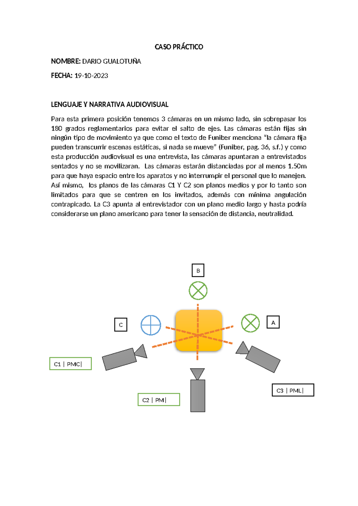 CASO Practico - Lenguaje Audiovisual - CASO PRÁCTICO NOMBRE: DARIO ...