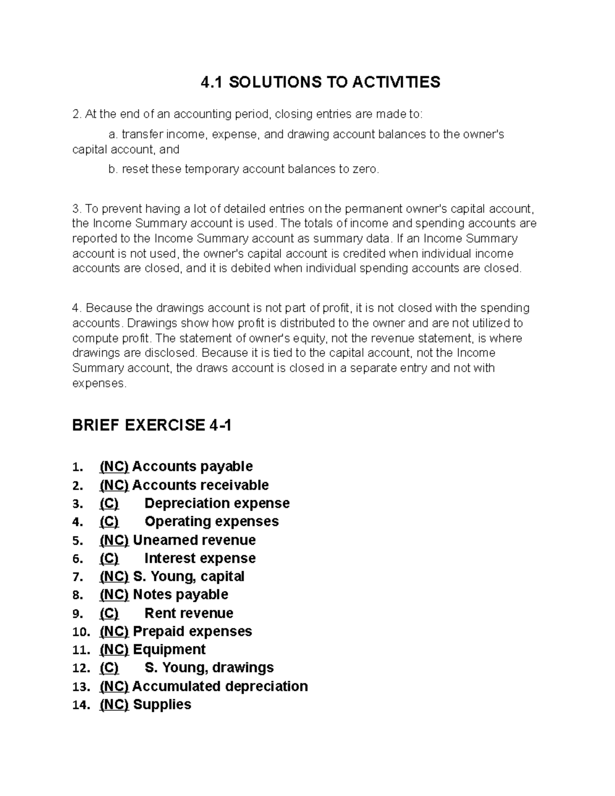 Chapter 4.1 Homework - 4 SOLUTIONS TO ACTIVITIES At the end of an ...