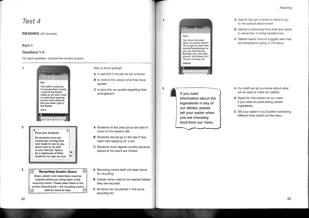 PET-EXAM-4 - Pet - Tài liệu Tiếng Anh - Studocu