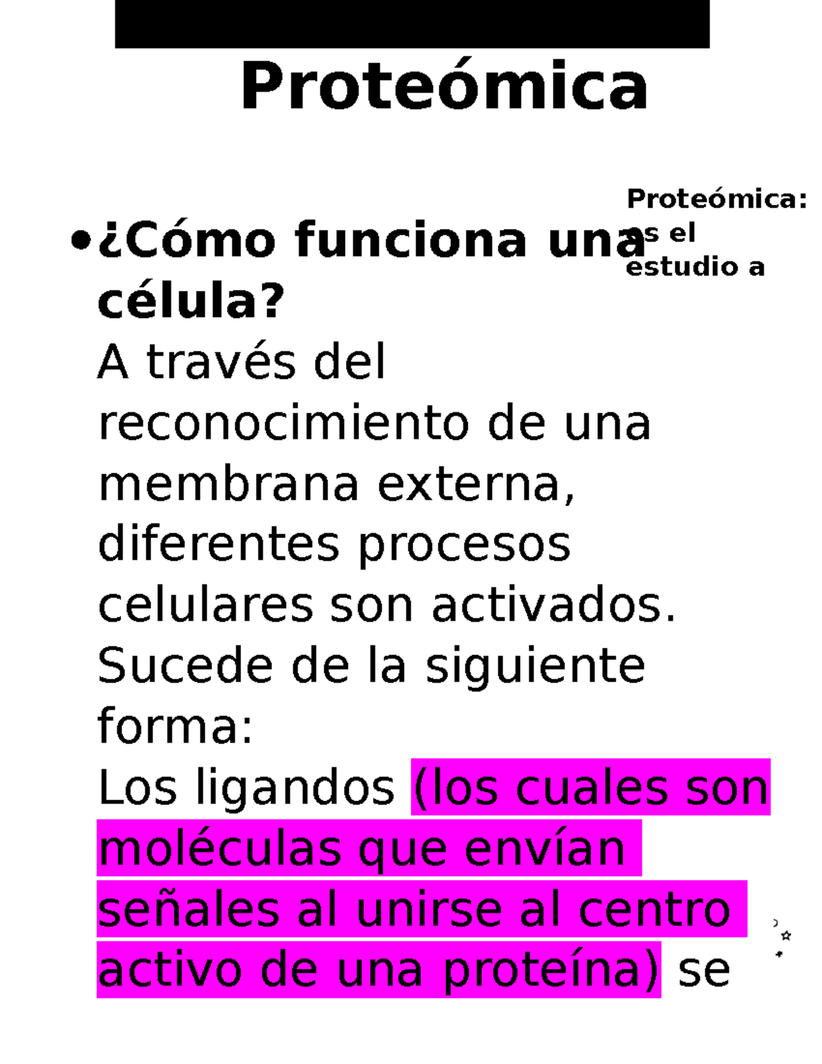 Proteómica laboratorio - Proteómica ¿Cómo funciona una célula? A través ...