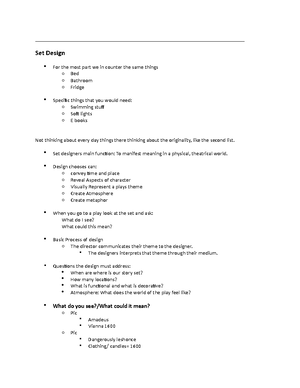 Theater 152 1 - Theater 152 - Studocu