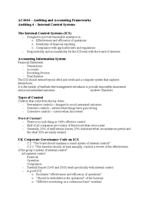 AC4034 tutorial 5 week 6 - AC4034 Week 6 2023 tutorial Yell Group What ...