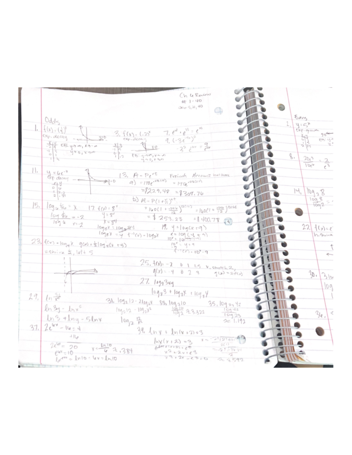 Scanned Documents 15 - Homework’s assignment - Ch 4 Review skip 5,21,40 ...