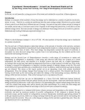Lab chm 2022 - Lab 7 handout before class - 6 CHM 114 Laboratory ...