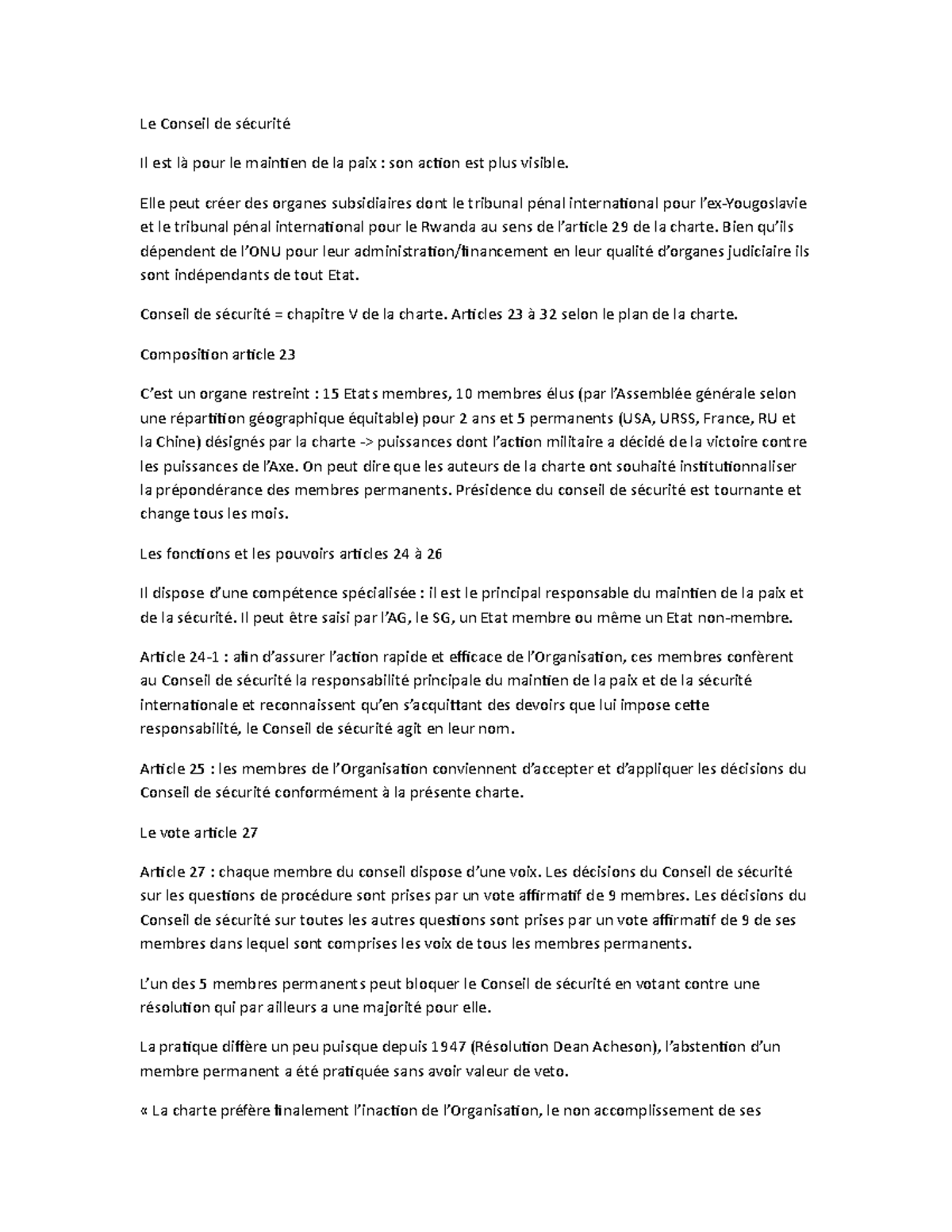 11 - Partie du cours - Warning: TT: undefined function: 32 Le Conseil ...