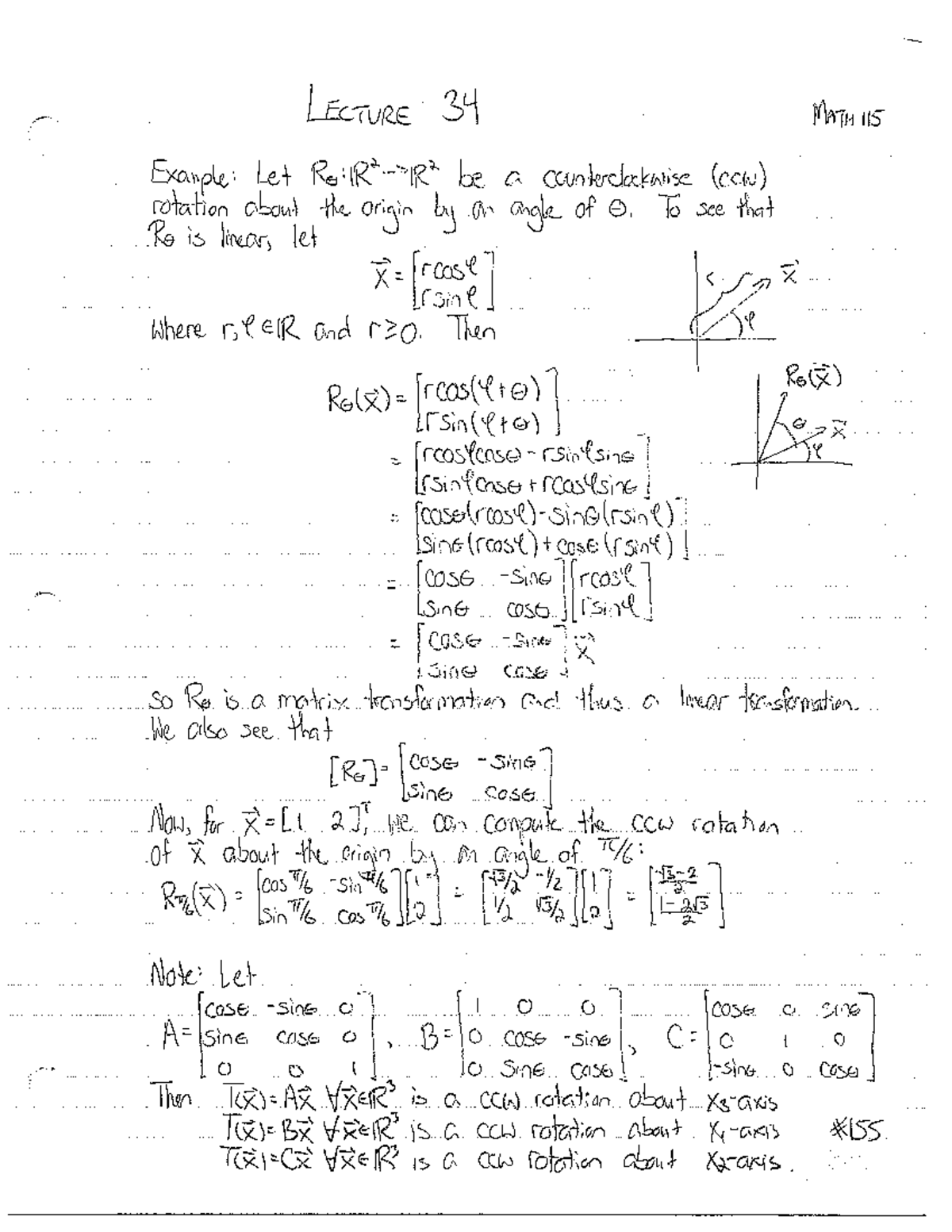 MATH115F19Lecture 34 - MATH 115 - Studocu