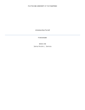 Activity 8 UNDERSTANDING THE SELF - Activity I. Debit Card Challenge: A ...