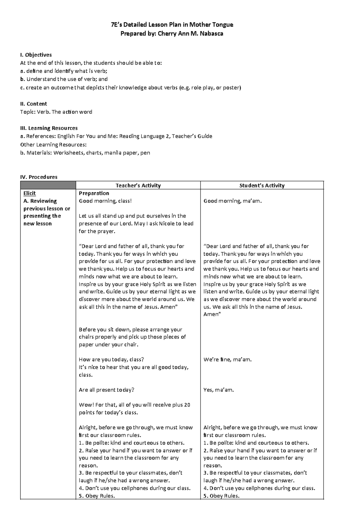 Ilide - This will help you though out your education journey. - 7E’s ...