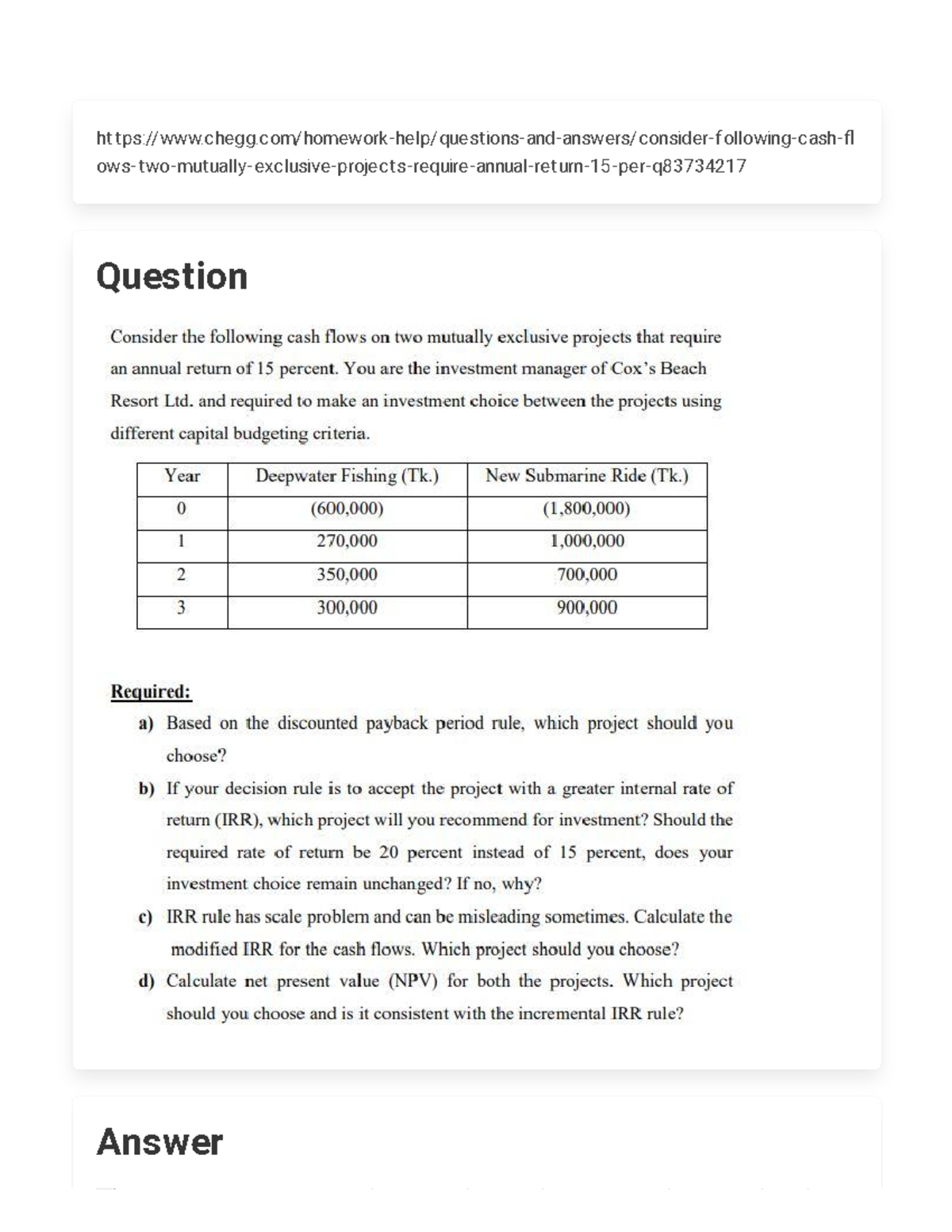 20 f 5 - Math solve - Financial Management - ht t ps:chegg/homework ...