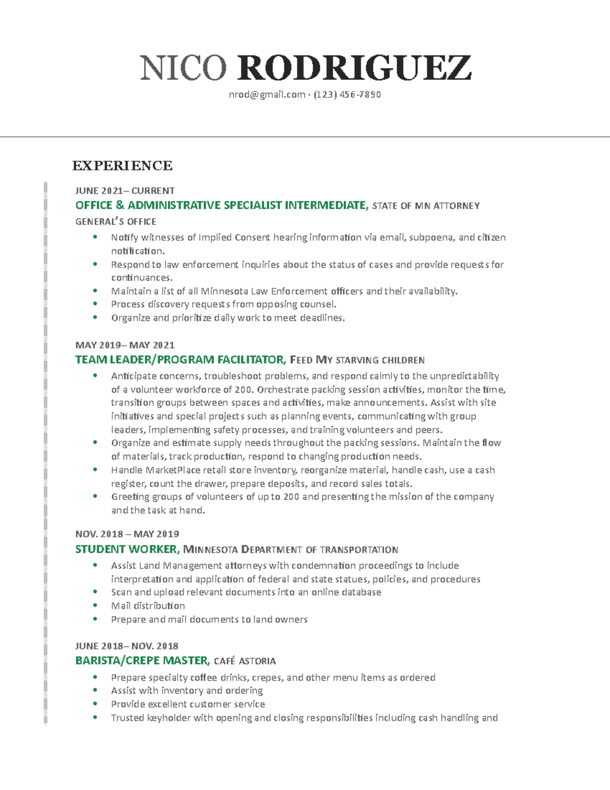 C716 Business Communication Task 2 - NICO RODRIGUEZ nrod@gmail · (123 ...